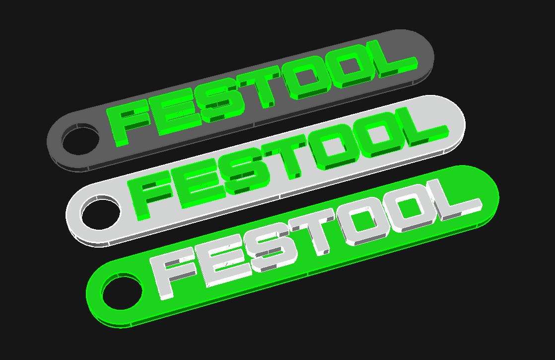 Festool - Keychain by Piotr Kamycki | Download free STL model ...
