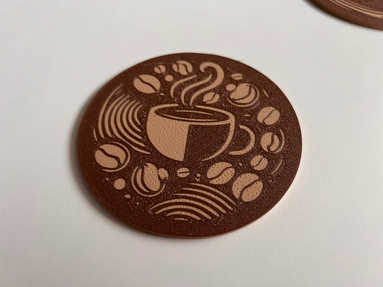 Coaster - Coffee & Love by jdormer9 | Download free STL model ...