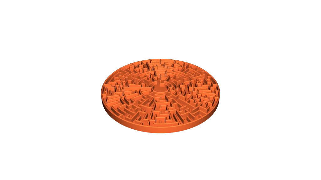 Circular Bead Maze Labyrinth by Lumen750 | Download free STL model ...