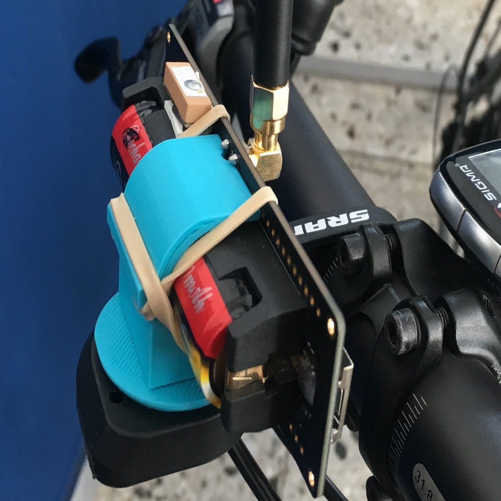 TTGO T-Beam Holder for Garmin Mount by Sebastian | Download free STL ...