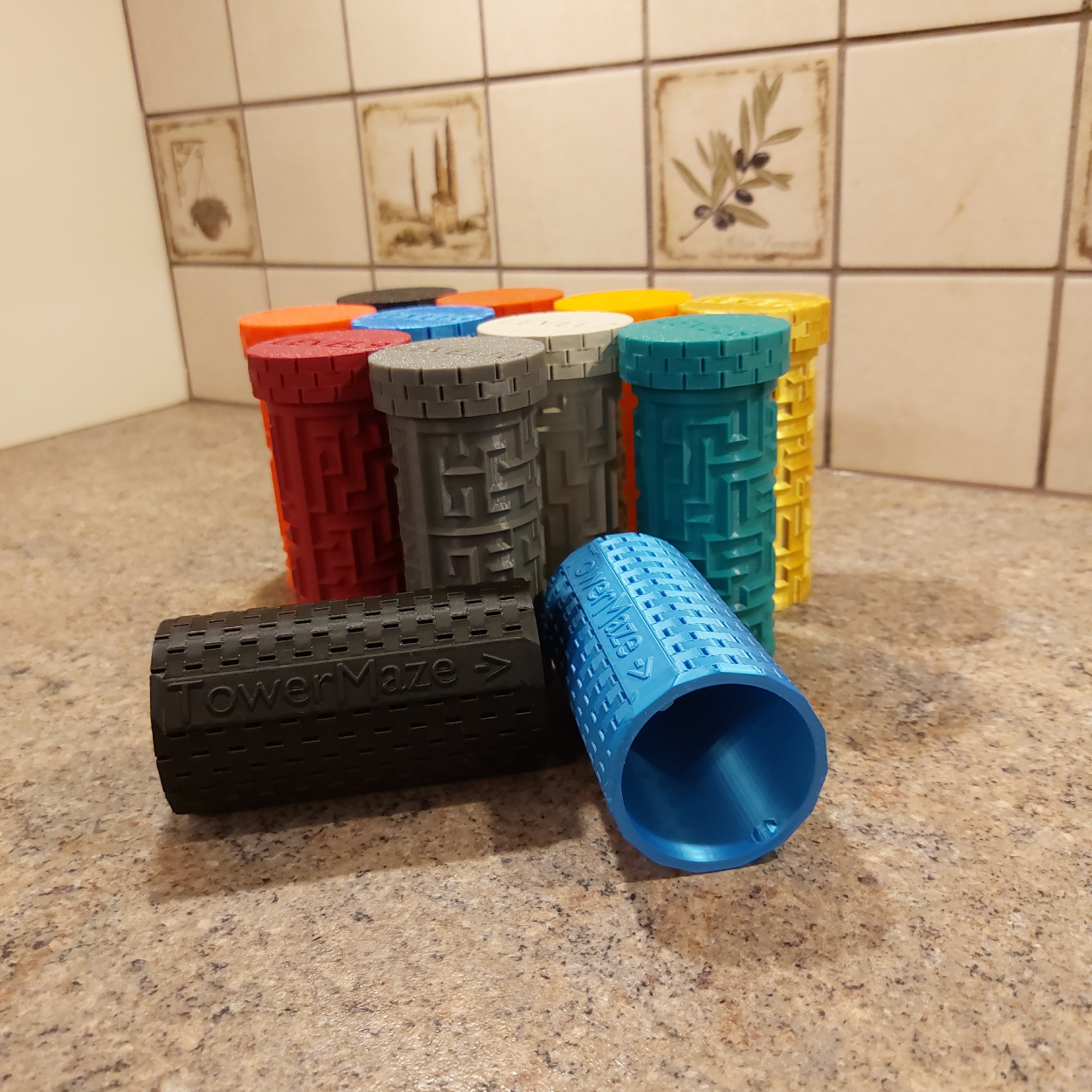 SET OF 10 DIFFERENT COMPLEXITY TOWER MAZE - 10 LEVELS - EACH MORE ...