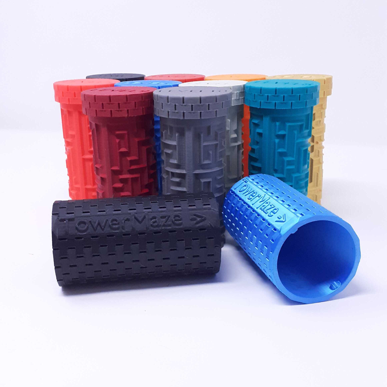 SET OF 10 DIFFERENT COMPLEXITY TOWER MAZE - 10 LEVELS - EACH MORE ...