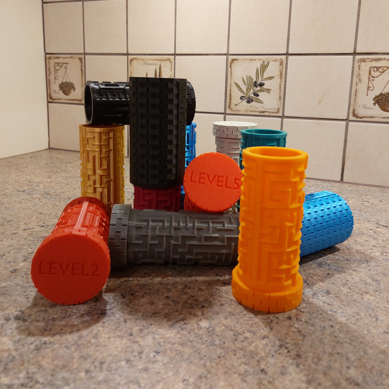 SET OF 10 DIFFERENT COMPLEXITY TOWER MAZE - 10 LEVELS - EACH MORE ...