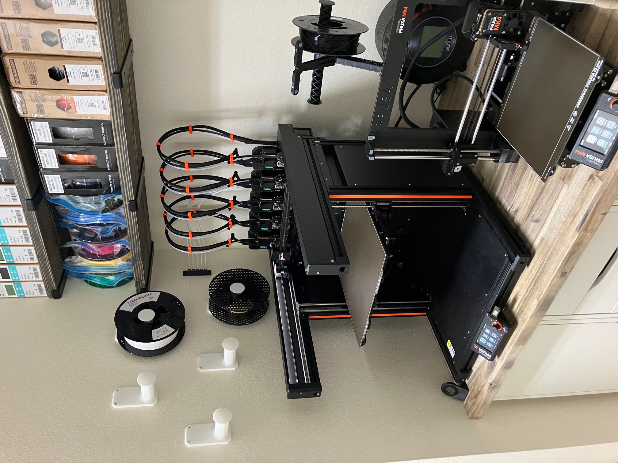 Wall Mount Spool Holder by PopsActual | Download free STL model ...