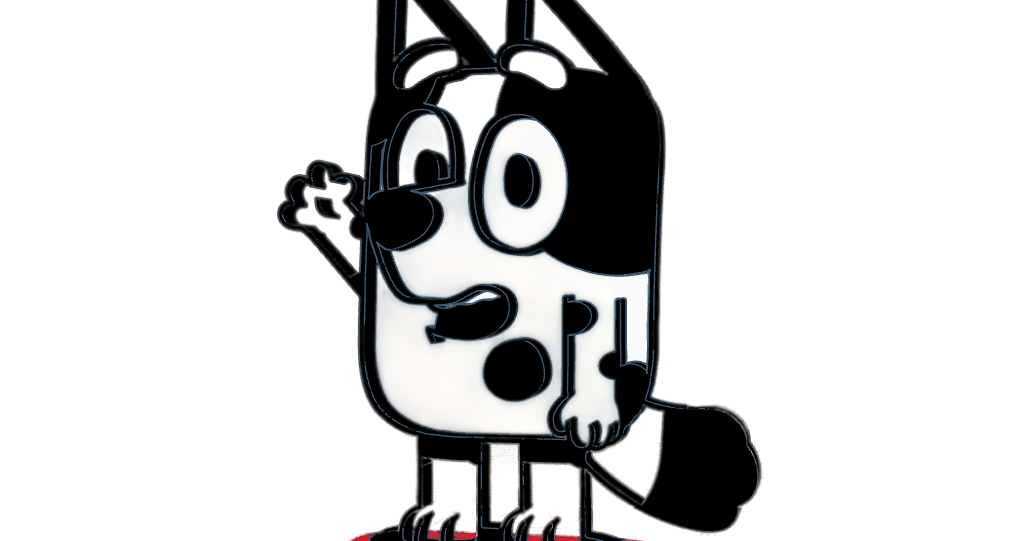 Bluey Wall art by Carrascue | Download free STL model | Printables.com