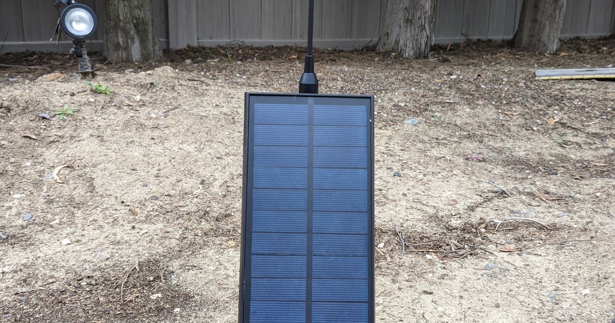 Meshtastic Solar Node Hardware by HeftyKamikaze | Download free STL model | Printables.com