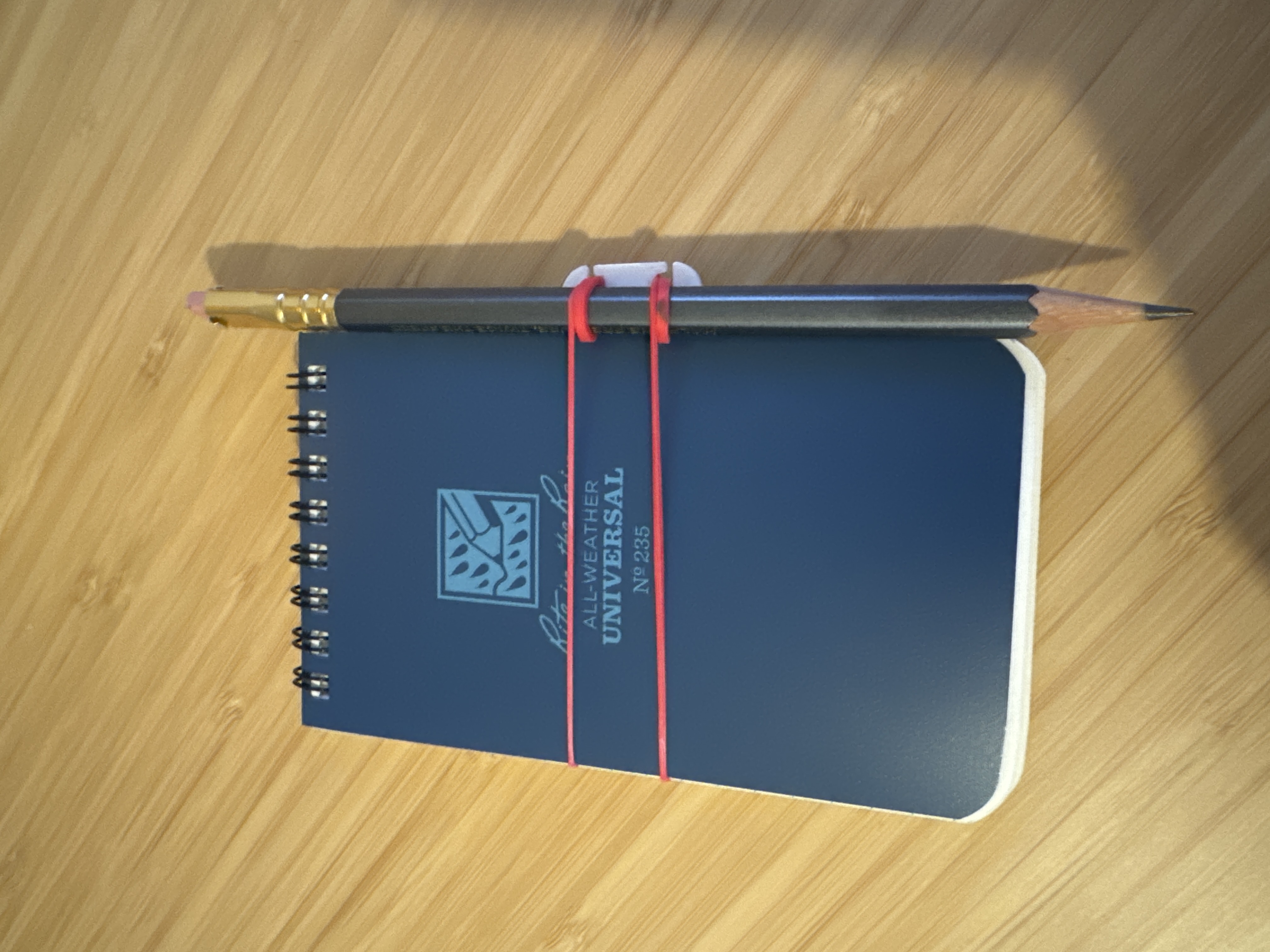 Parametric index card for small notebooks like Moleskine, Field Notes ...