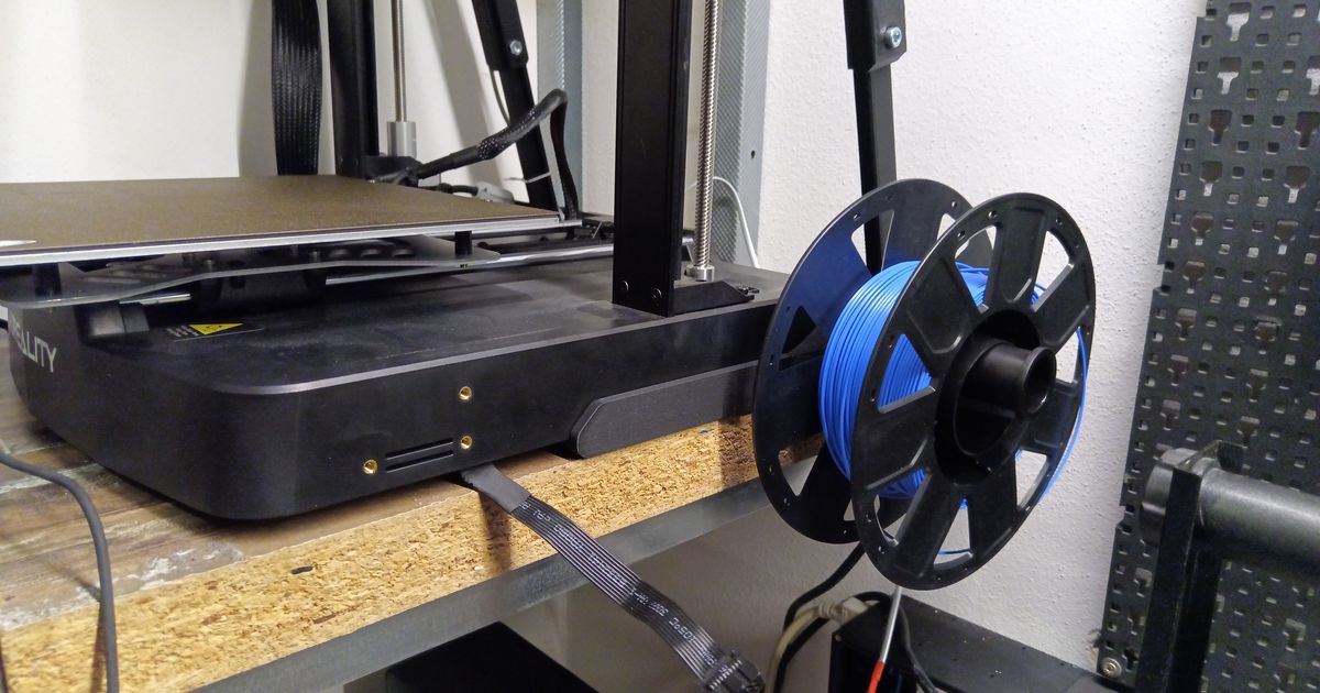 Side spool holder with anti shake construction - Ender 3 v3 KE by Sano ...