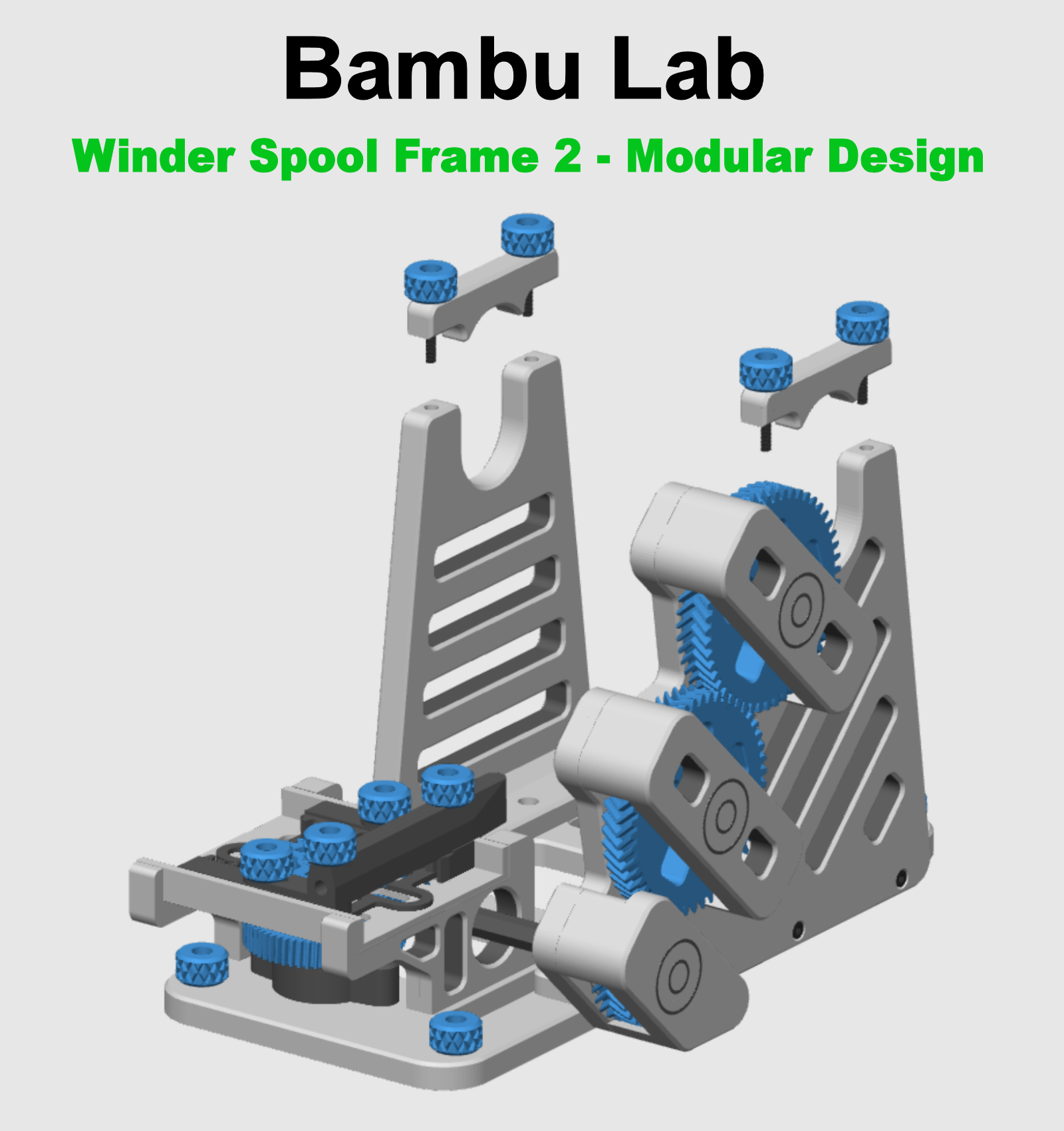 Bambu Lab - Winder Spool Frame 2 - Modular Design by STORM DESIGN ...