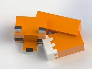 Minecraft Fox by Stranger737 | Download free STL model | Printables.com