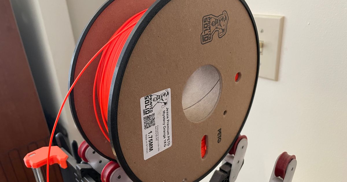 Printed Solid Jessie Spool Rim by JMcK | Download free STL model ...