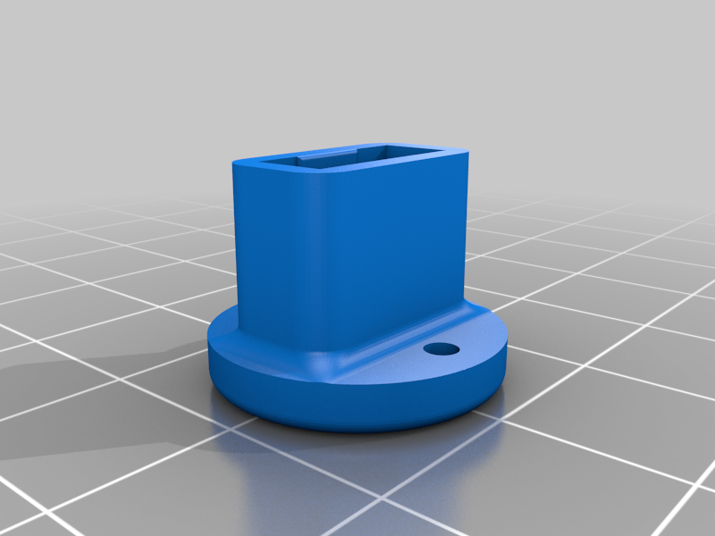 Round Servo Connector mount by Phazeman | Download free STL model ...