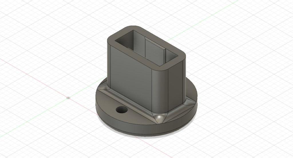 Round Servo Connector mount by Phazeman | Download free STL model ...