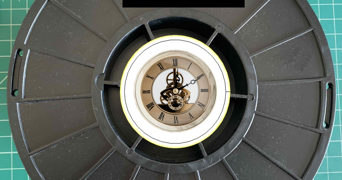 Spool Clock by Clockman | Download free STL model | Printables.com Spool Clock by Clockman | Download free STL model | Printables.com