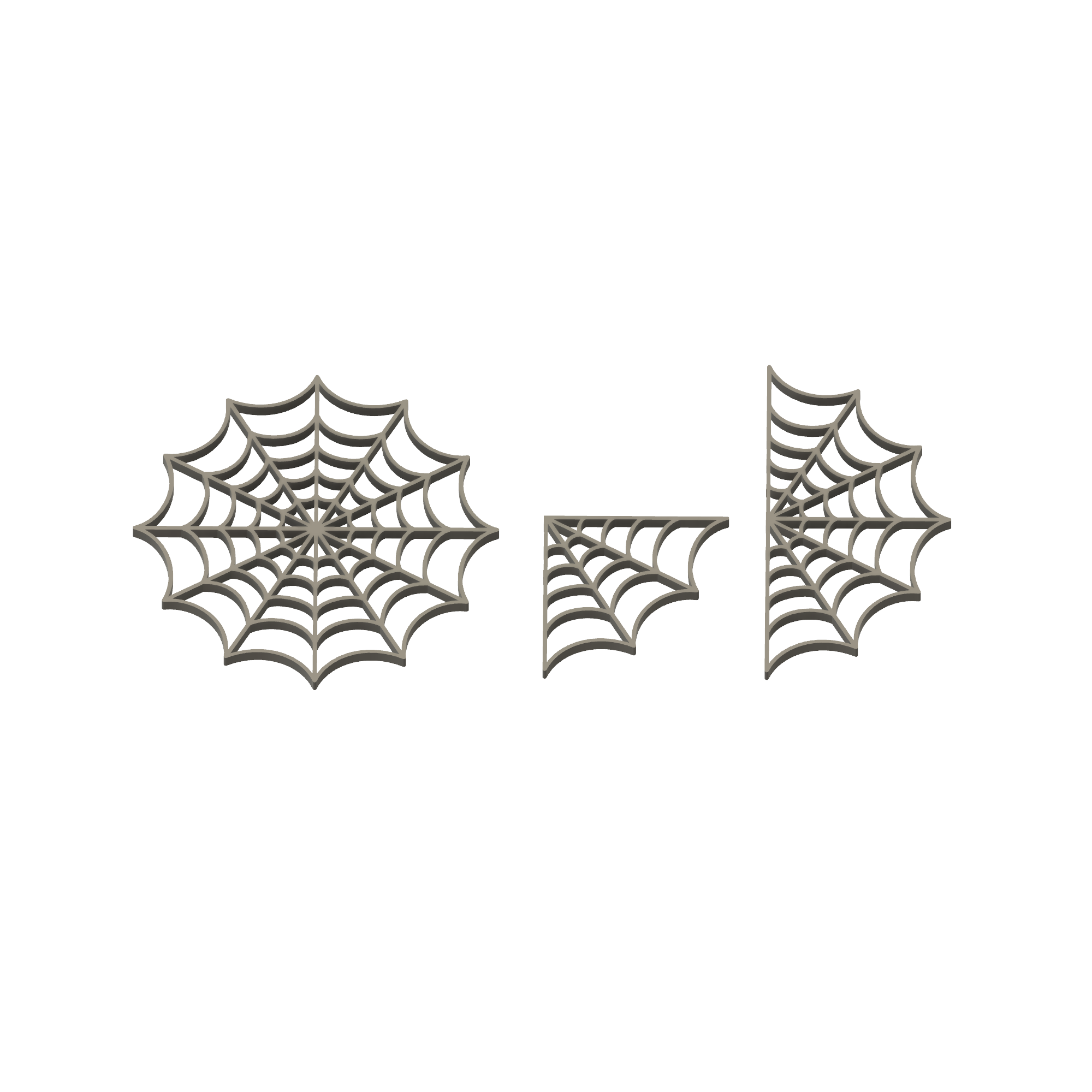 Spiderweb Wall Art, Half Web, Spider Web Tray, Halloween Decor by ...