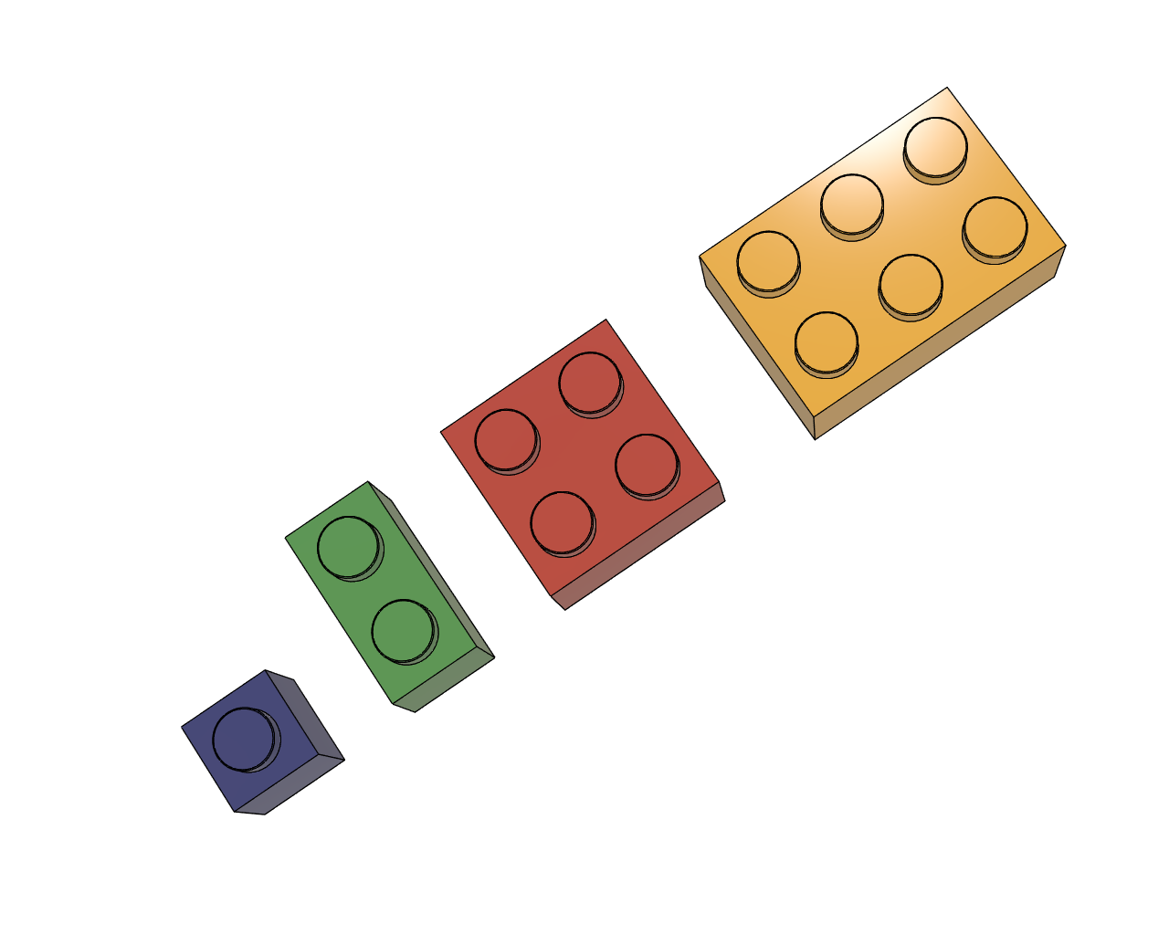 ImbaBrix (Giant interlocking bricks) by WF3D | Download free STL model ...