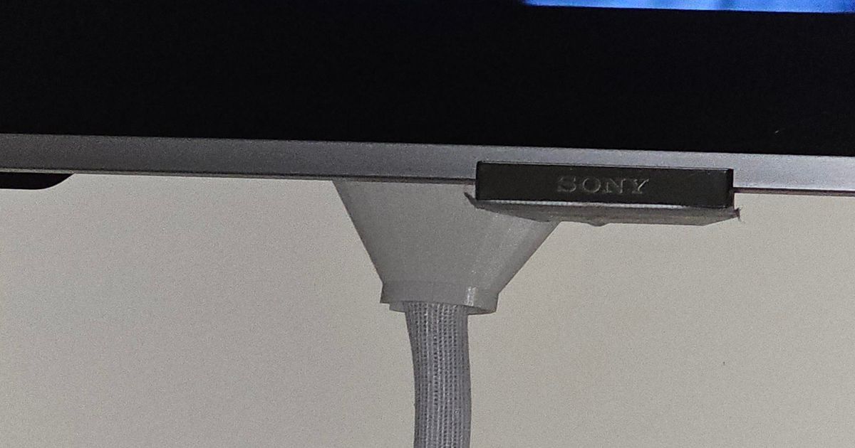 TV cable cover by RPK | Download free STL model | Printables.com