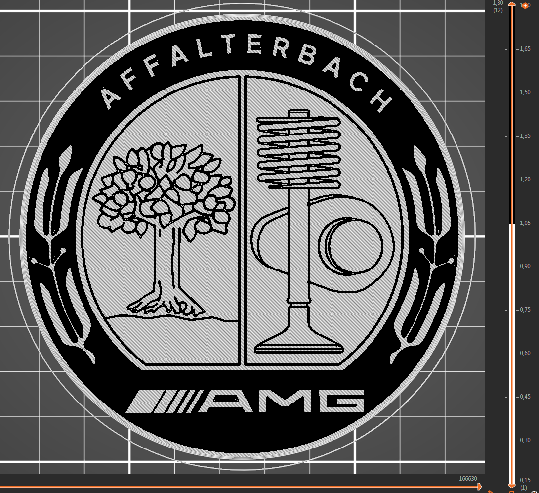 AMG logo Wall decoration by Petrik Tamás | Download free STL model ...