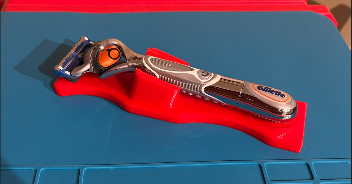 Gillete Razor stand by elprinteador832 | Download free STL model ...