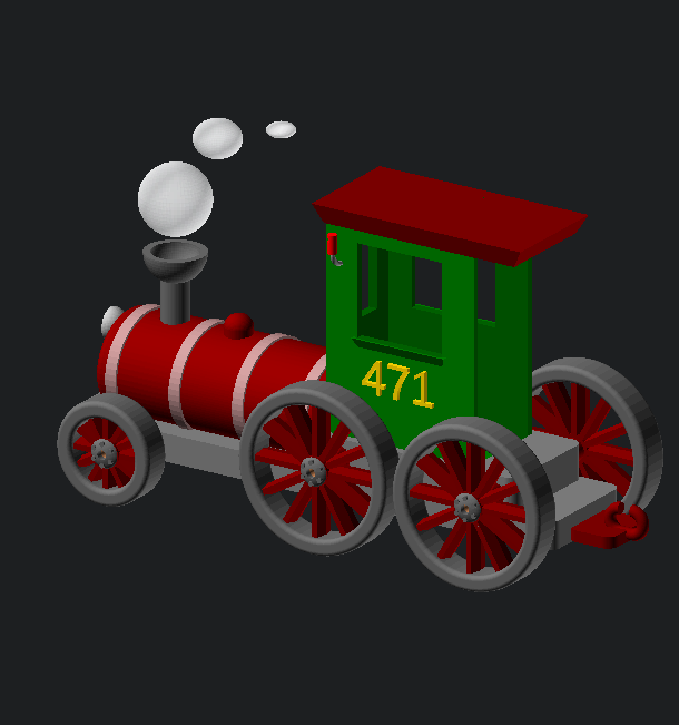 Tiny Train (Customizable) by Vendicar Decarian | Download free STL ...