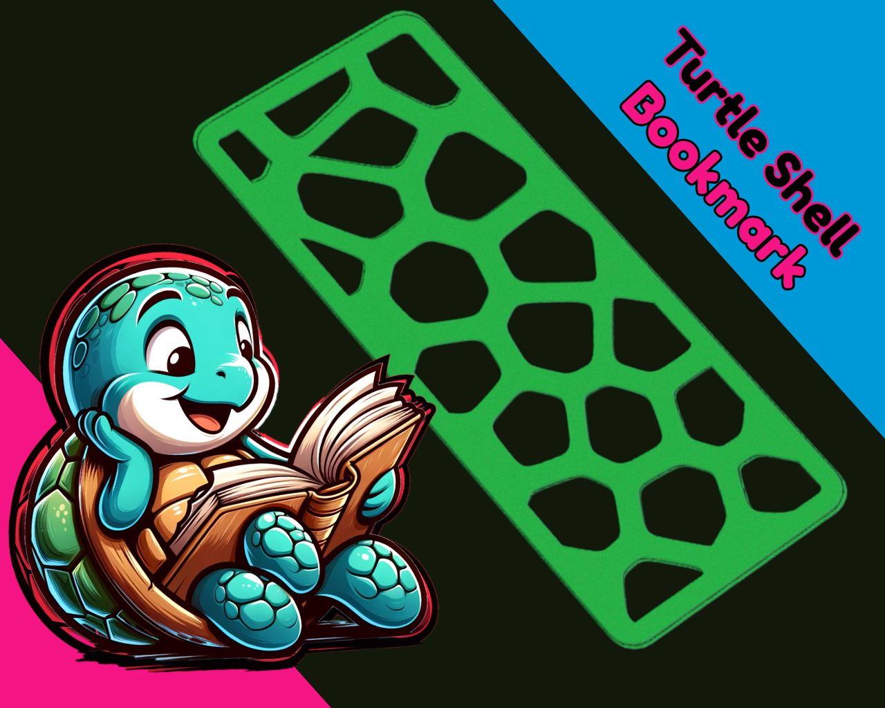 Turtle Shell Bookmark by Snail | Download free STL model | Printables.com