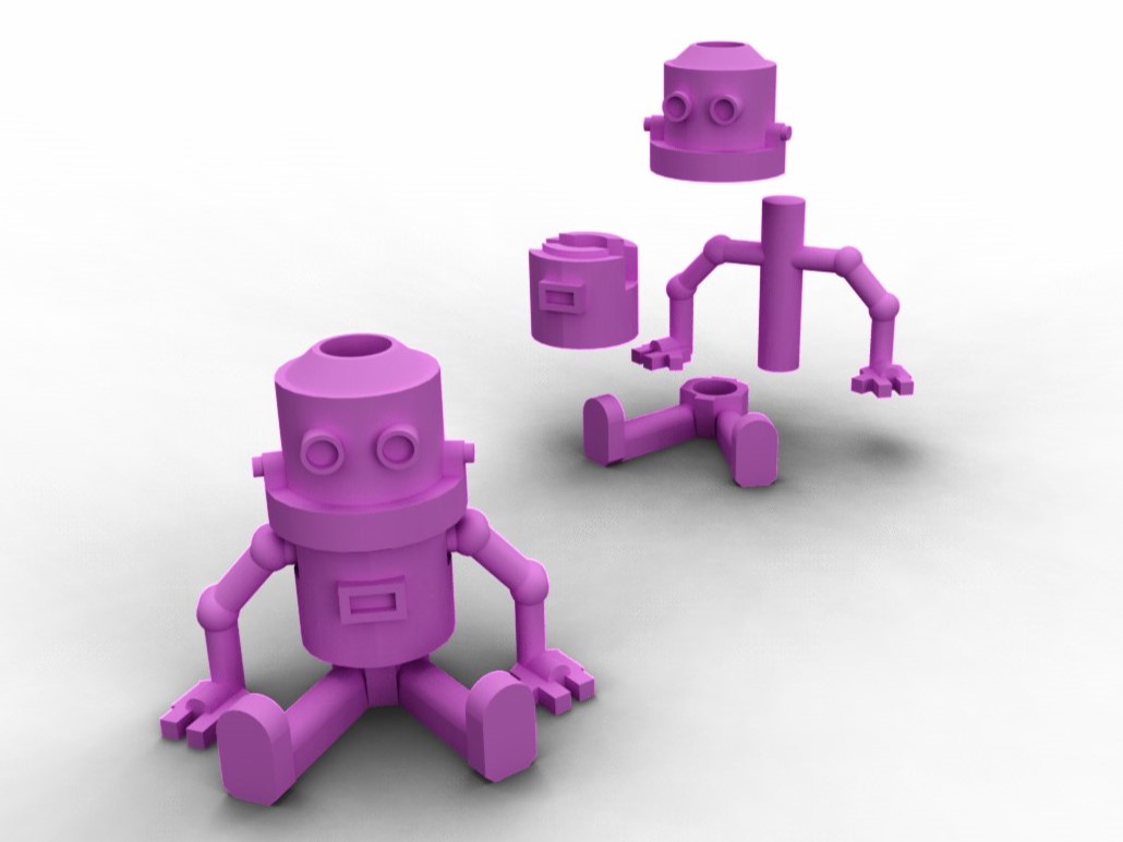 Robot by MaaB | Download free STL model | Printables.com
