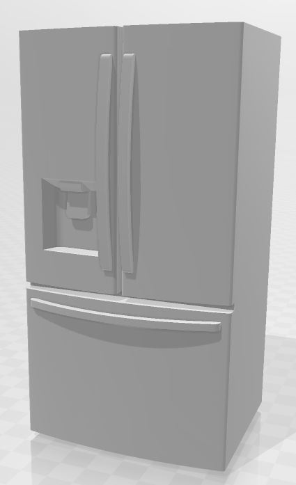 Dollhouse Refrigerator 1/12 scale von mygame595 | Kostenloses STL ...
