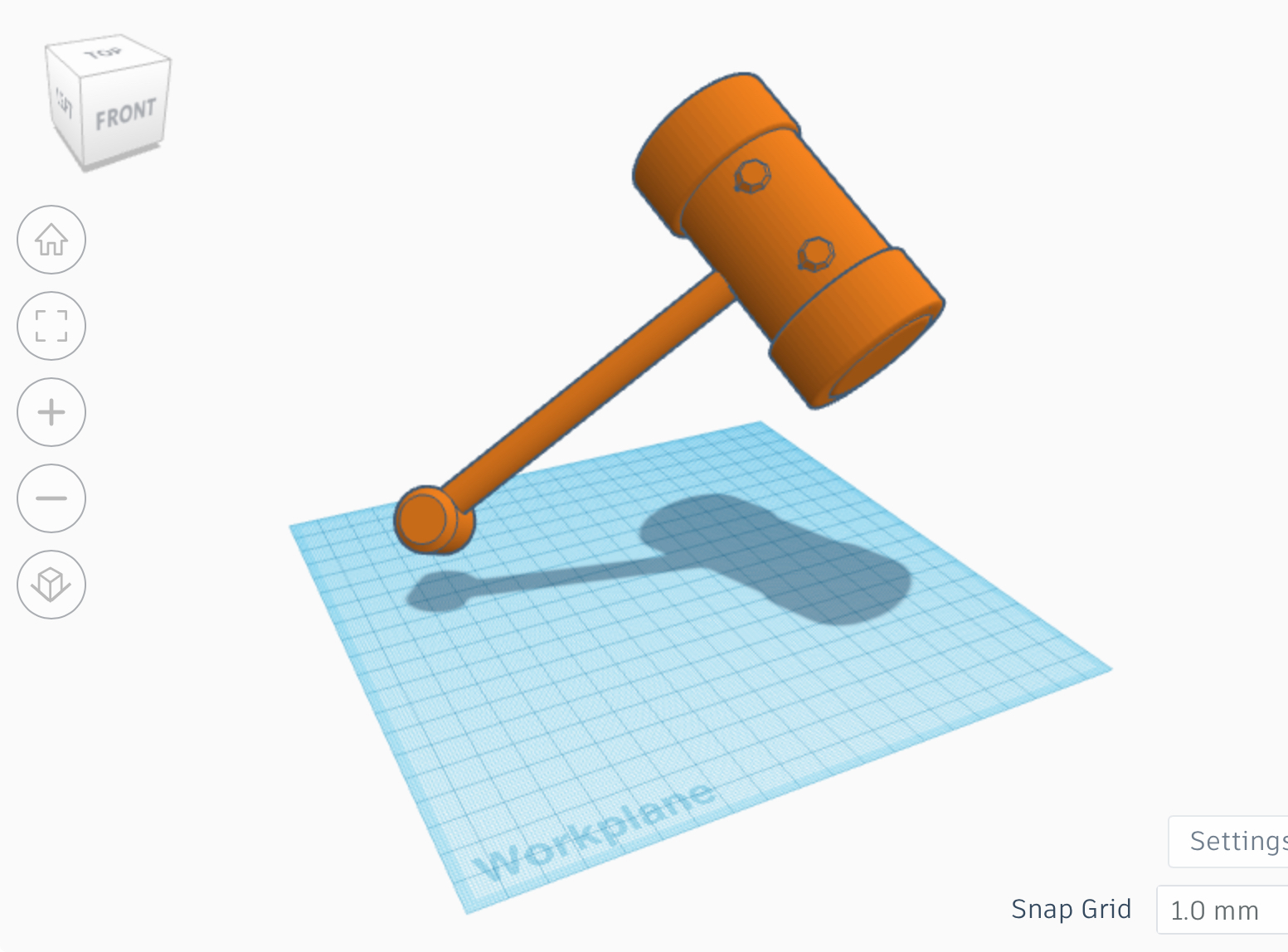 Simple Gavel by Warmaker | Download free STL model | Printables.com