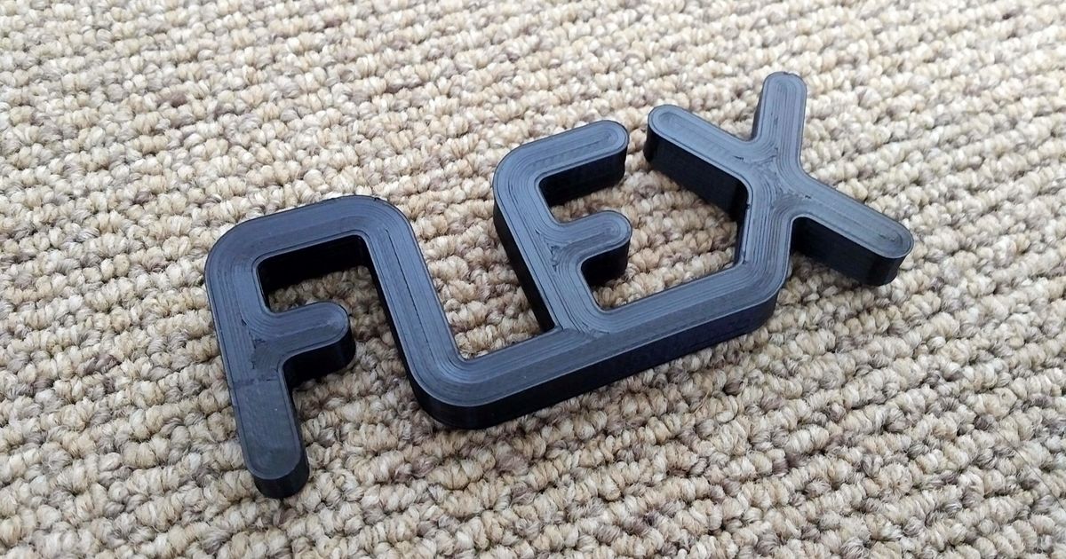 Flexible filament demo by HalfwitTomfoolery | Download free STL model ...