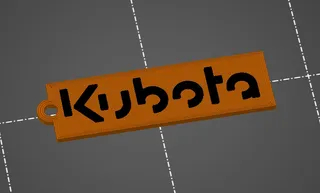 Kubota key chain by Tygrisek38 | Download free STL model | Printables.com