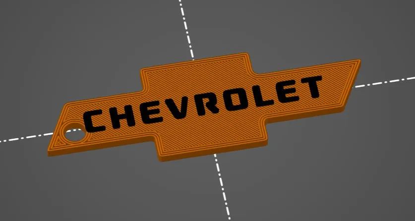 Chevrolet Key Chain by 3D Ideation | Download free STL model ...