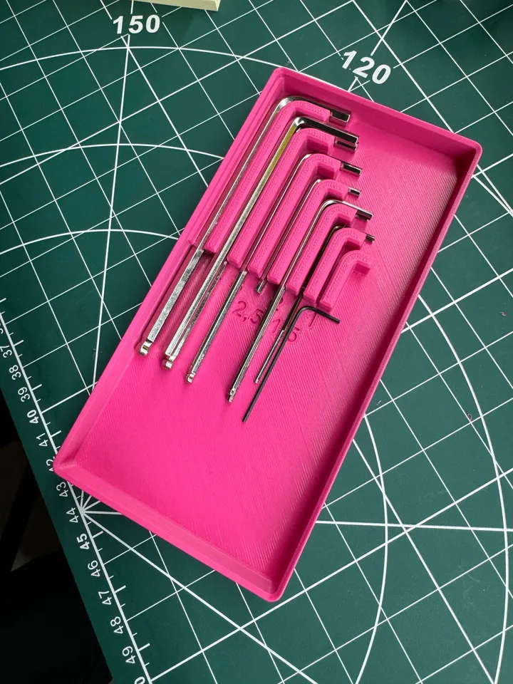 Gridfinity Allen Key holder bulk storage short by Alin Rizea | Download free STL model ...