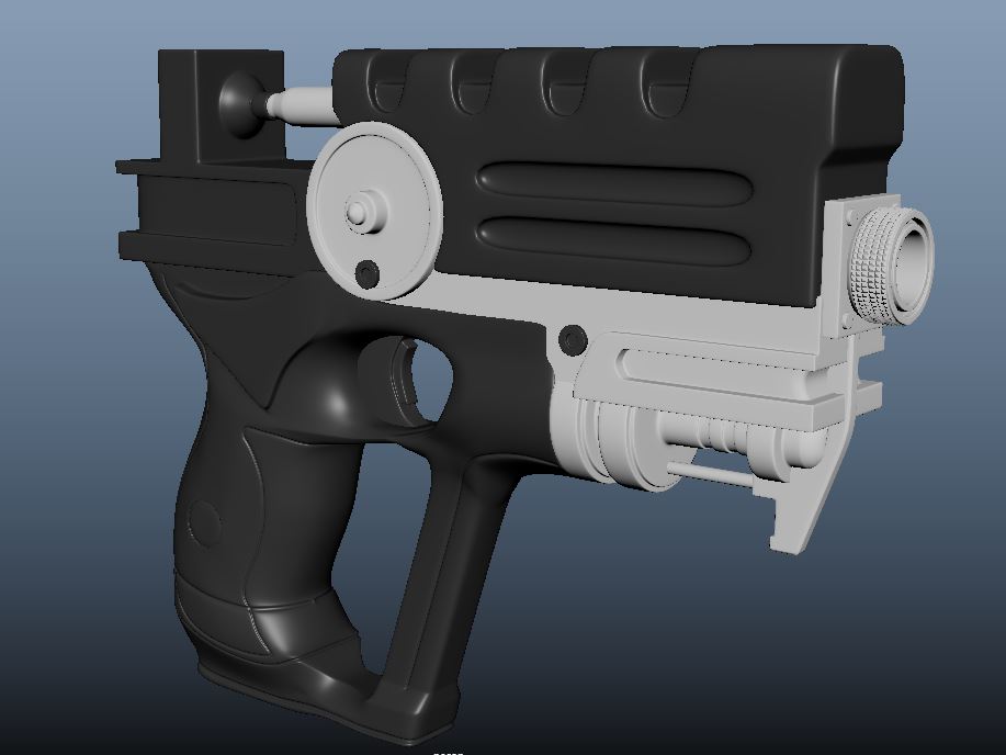 Korben's Blaster (The Fifth Element) by CG Muffin | Download free STL ...