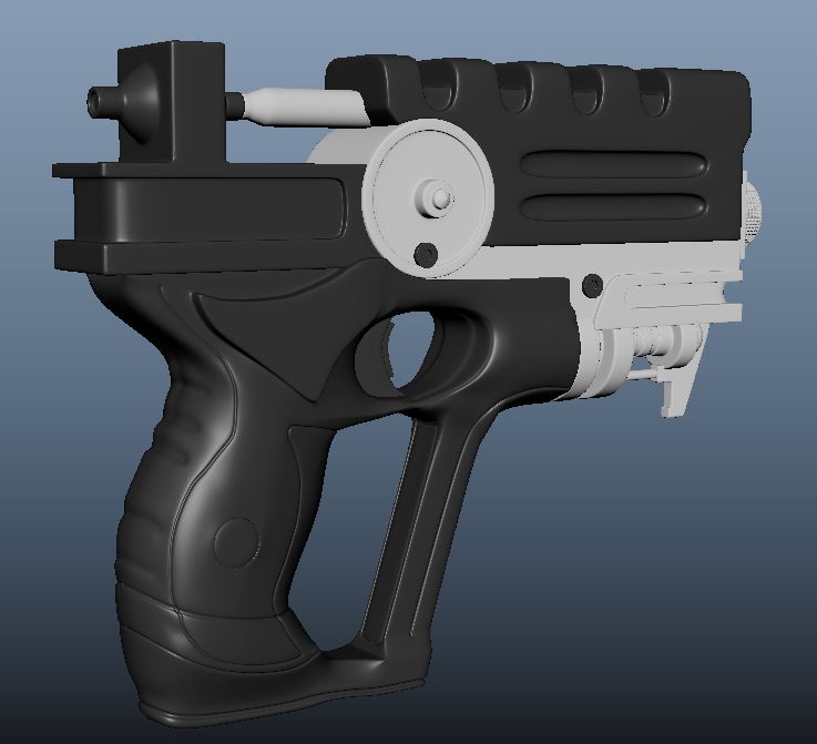 Korben's Blaster (The Fifth Element) by CG Muffin | Download free STL ...