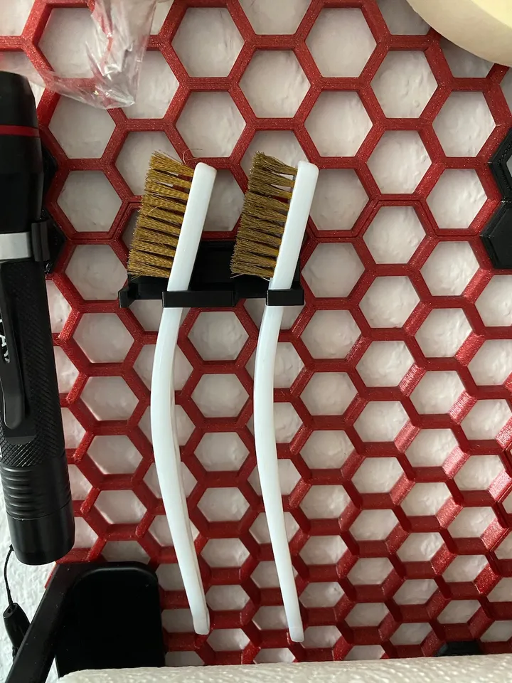 Yet another brass brush holder for honeycomb storage wall system (HSW ...