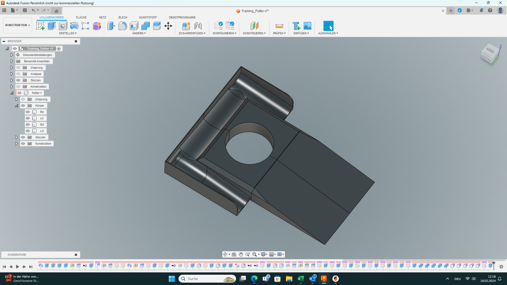 Golf Training Putter by Bruno Germany | Download free STL model ...