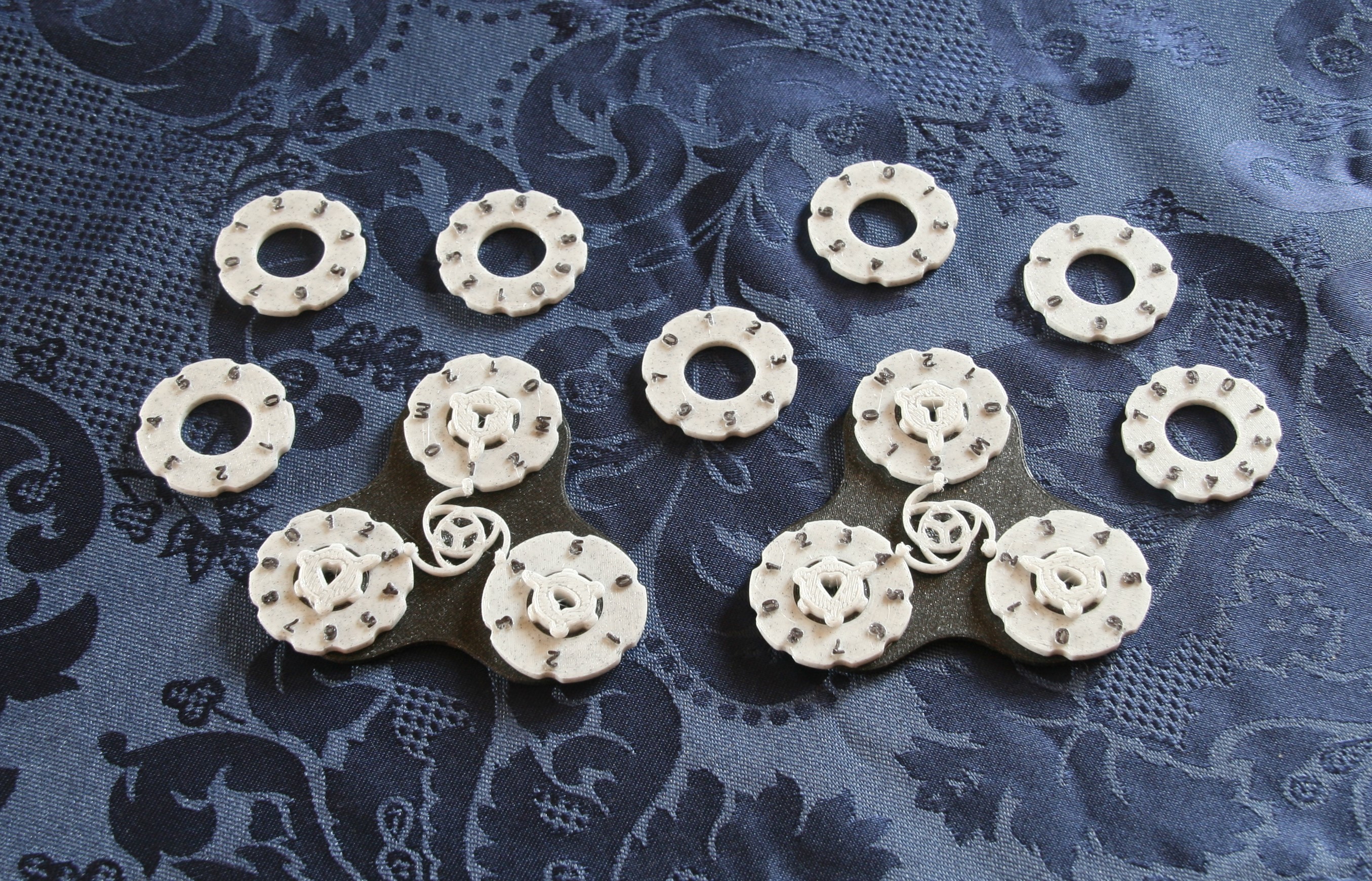 Configurable 3 Way Board Games Counter designed for Mansions of Madness ...