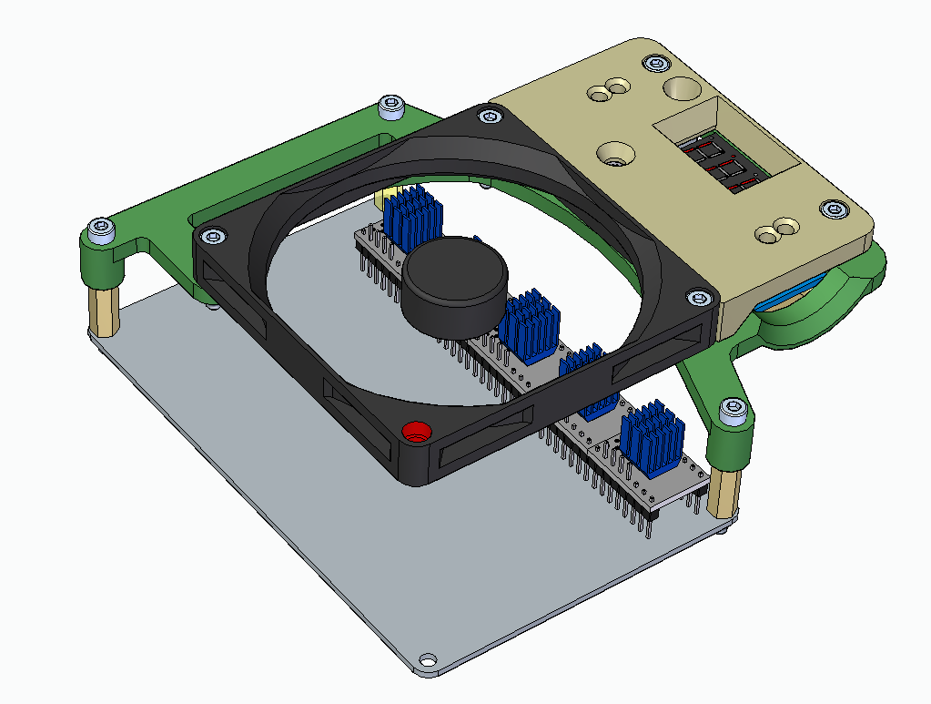 Anycubic i3 Mega S - silent motherboard cooilng by Marty McHanical ...