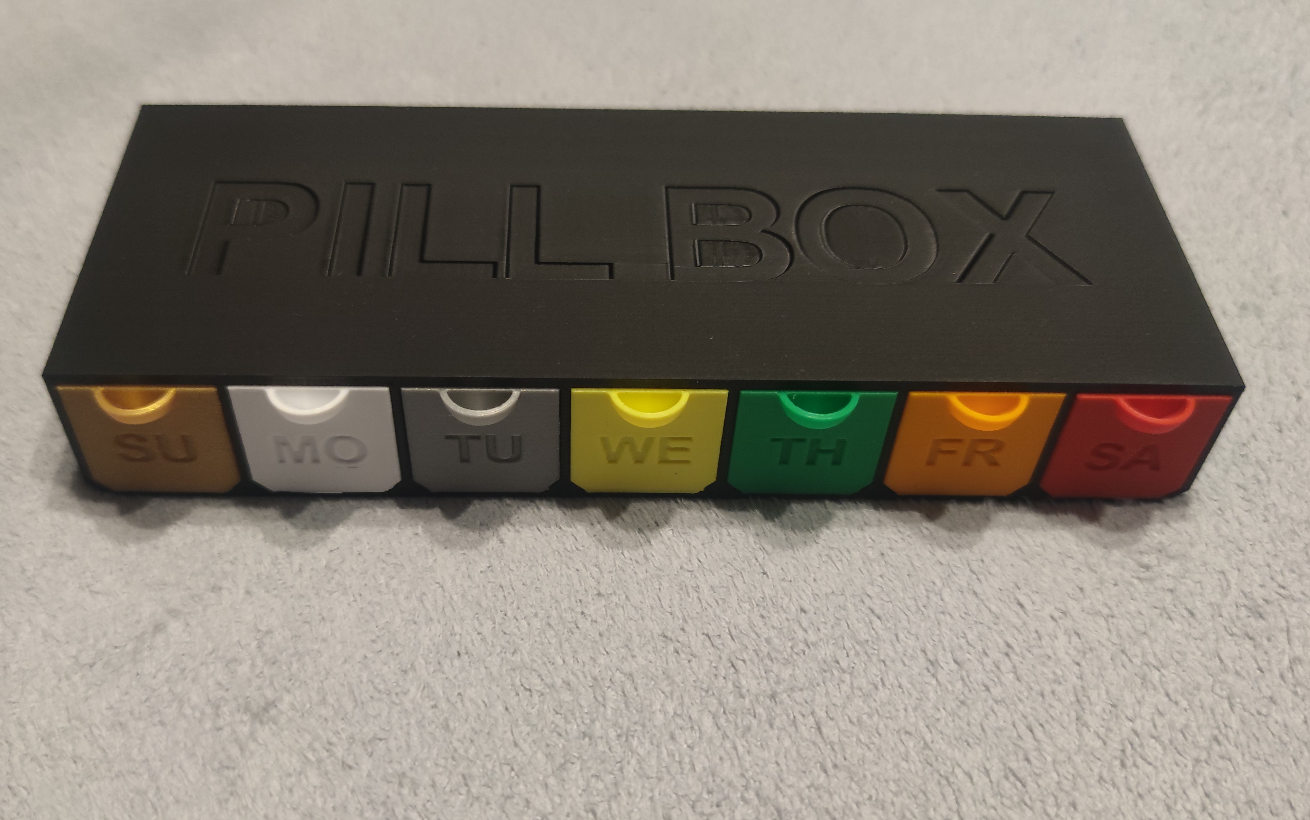 PILL BOX WEEKLY, Localization CZ and EN by George75 | Download free STL ...