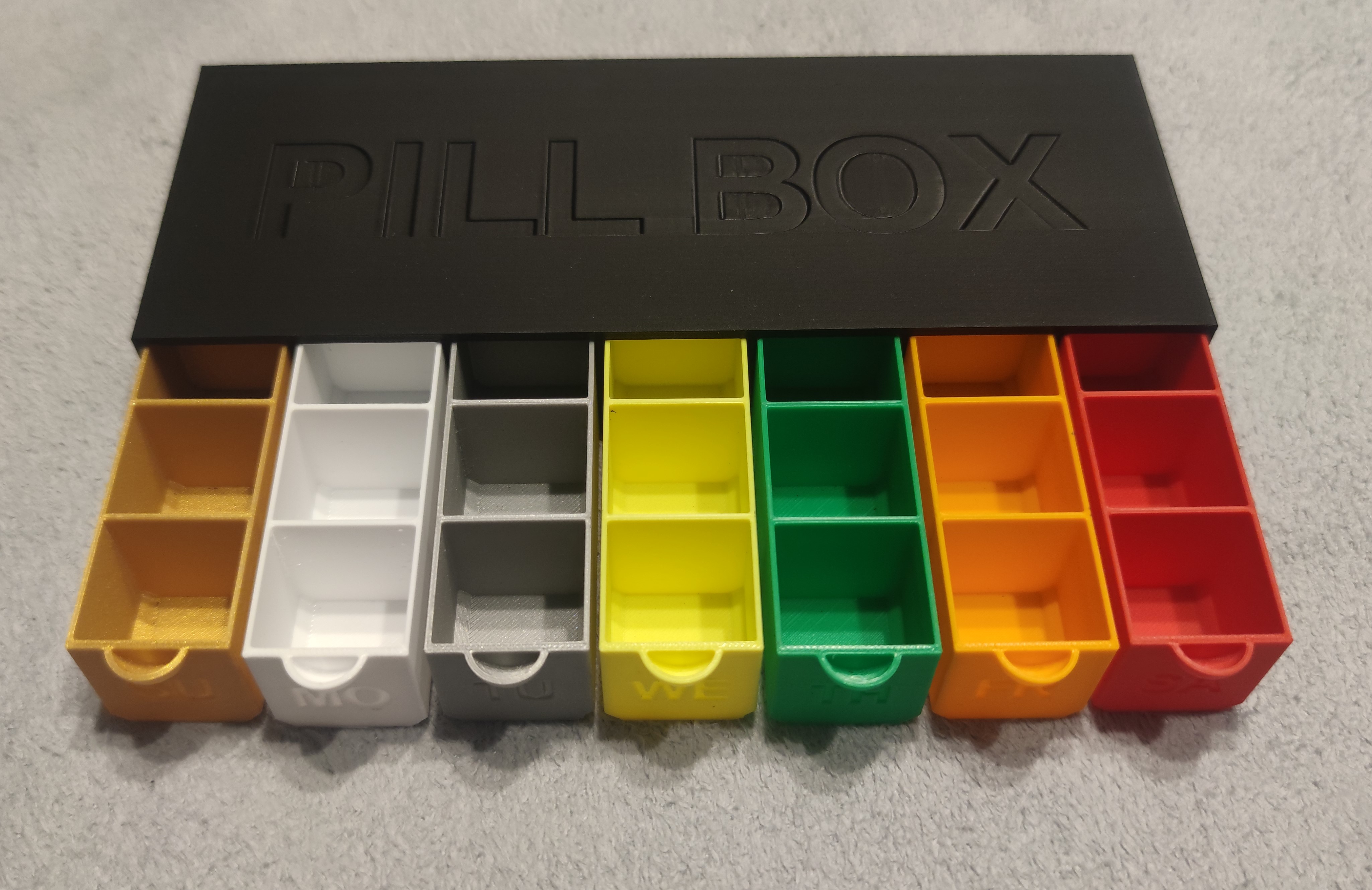 PILL BOX WEEKLY, Localization CZ and EN by George75 | Download free STL ...