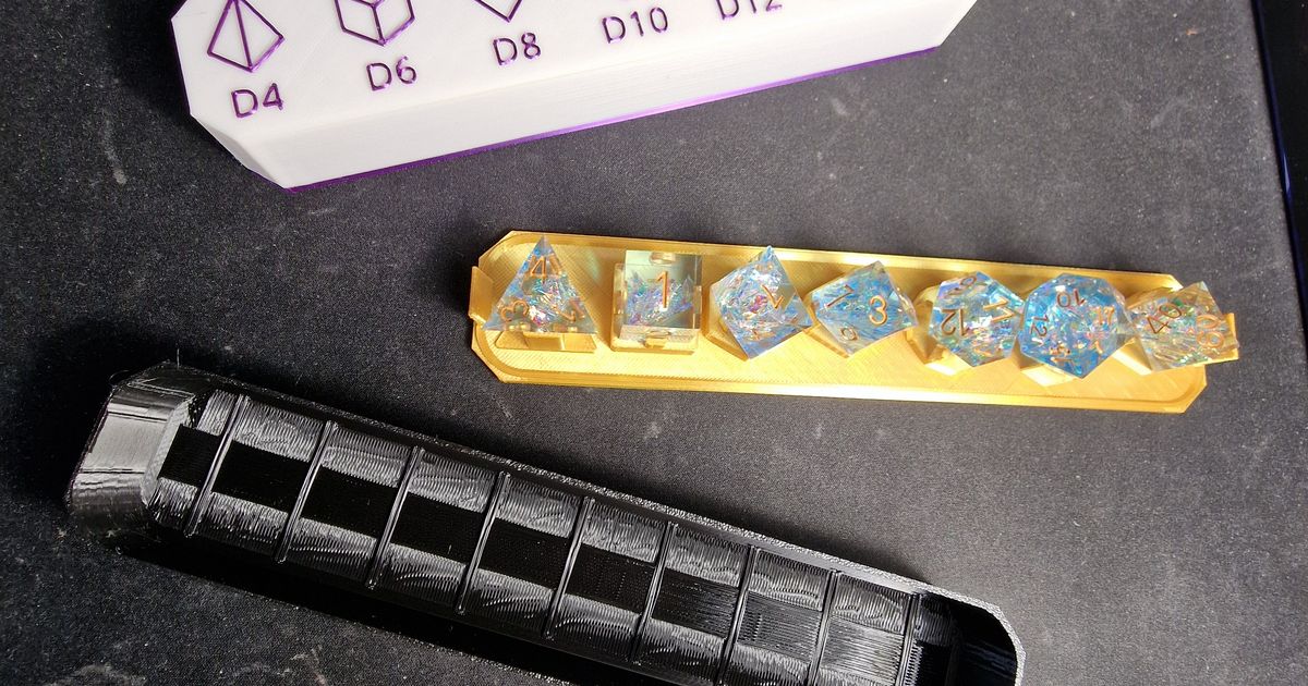 Decorative Dice Display by KKalem | Download free STL model ...