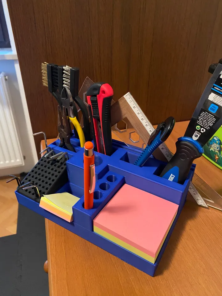 3d print tools desk organizer by 3dprint.mf | Download free STL model ...