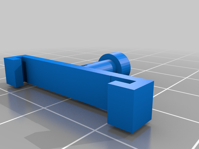 Drop Ceiling Keyhole Peg Hanger by shark | Download free STL model ...