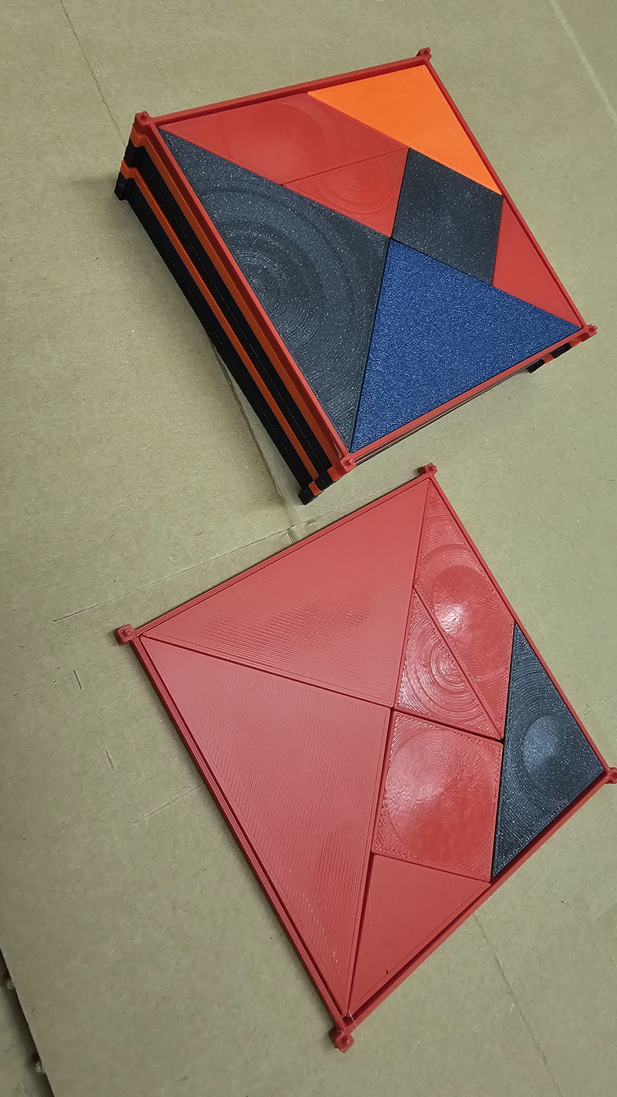 Tangram with stackable frame by Pheeniksu | Download free STL model ...