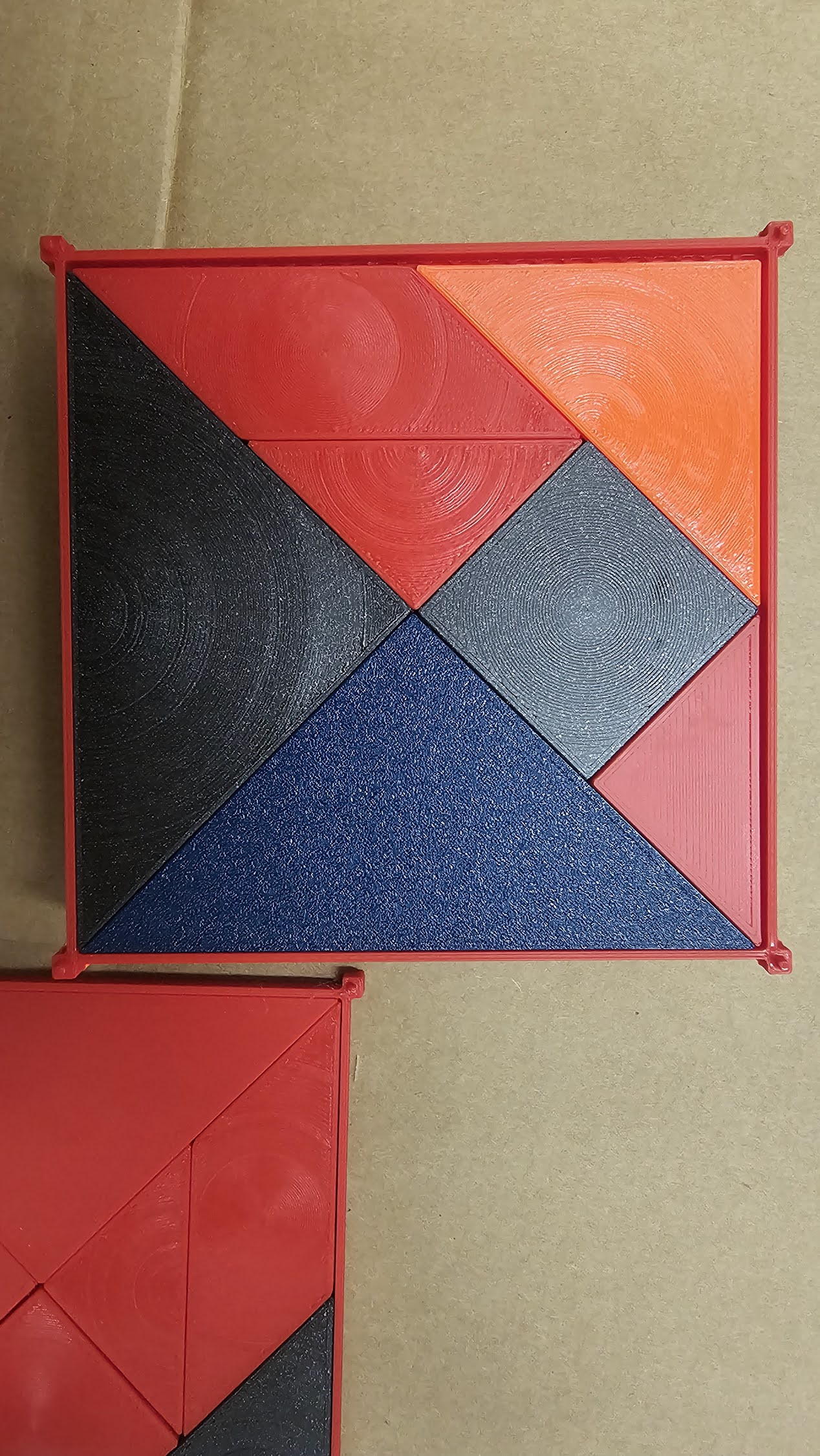 Tangram with stackable frame by Pheeniksu | Download free STL model ...