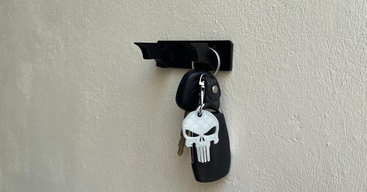 Batman key holder by Bryan | Download free STL model | Printables.com