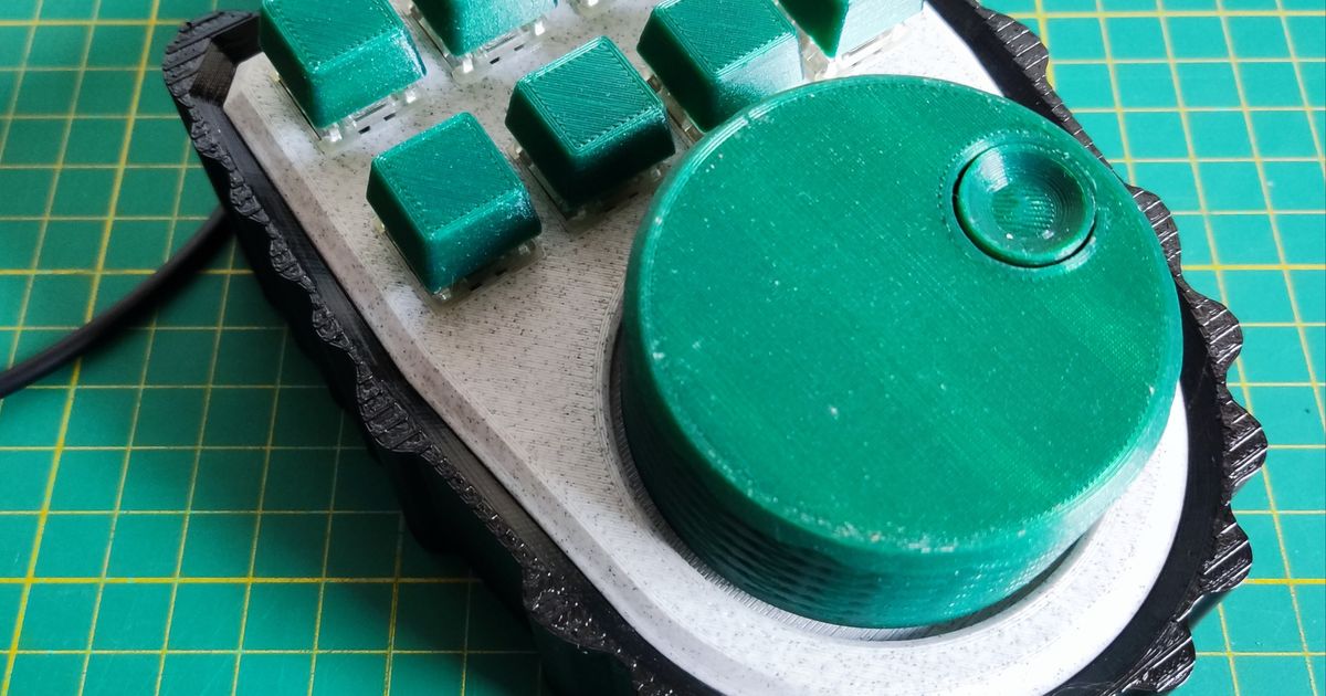 Protection bumper for macro keyboard by 3DSistem | Download free STL ...