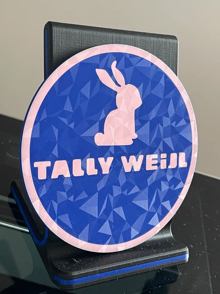 Coaster Tally weijl by Ivan_Creation_3D | Download free STL model | Printables.com