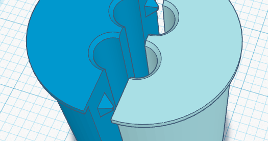 Double Cable Guide by Tom's Print Garden | Download free STL model ...