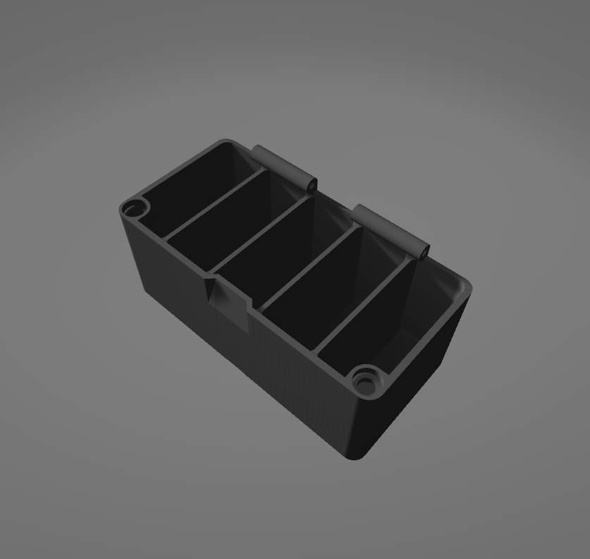 2x1 Divided Gridfinity Box with Lid by Elec11 | Download free STL model ...